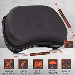 Orzly Case for Google Stadia Controller - Protective Case with Internal Storage Pocket for Charging Cable