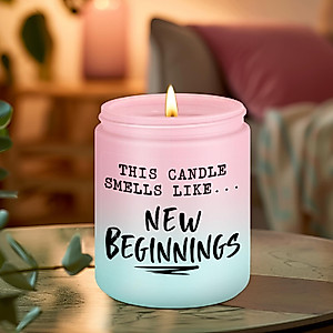 Miracu Scented Candles - New Beginnings Gifts for Women, New Job Gifts - Breakup, Divorce Gifts for Women Men - Congratulations Leaving Job Gifts, New Home Fresh Start New Chapter in Life Gifts