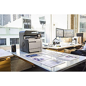 HP M476dw Wireless Color Laser Multifunction Printer with Scanner, Copier, Fax, Amazon Dash Replenishment Ready (Discontinued by Manufacturer), (CF387A) (Certified Refurbished)