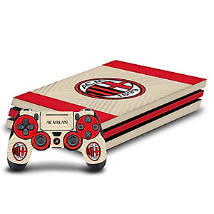 Head Case Designs Officially Licensed AC Milan Away 2021/22 Crest Kit Vinyl Sticker Gaming Skin Decal Cover Compatible with Sony Playstation 4 PS4 Pro Console and DualShock 4 Controller