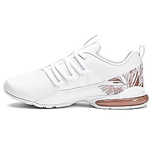 PUMA Womens Riaze Prowl Palm Running Sneakers Shoes - White - Size 8.5 M