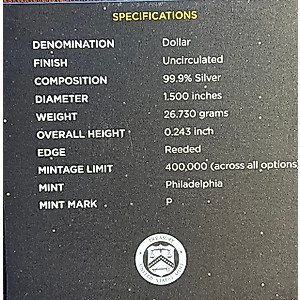 2019 P Apollo 11 50th Anniversary Commemorative Dollar US mint Proof