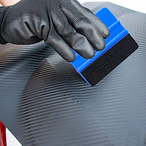 Spanno Car Vinyl Wrap Tool Kit for Car Film Installation includes Heat Gun, Felt Squeegee, Plastic Scraper and Vinyl Wrap Gloves…