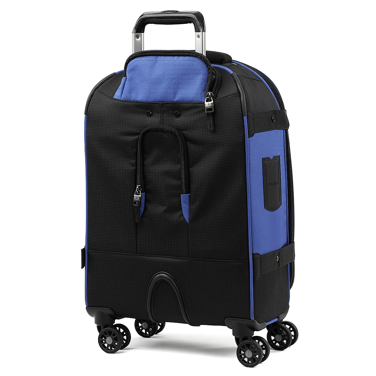 Travelpro Bold Softside Expandable Carry on Spinner Luggage, Carry on 21-Inch, Blue/Black