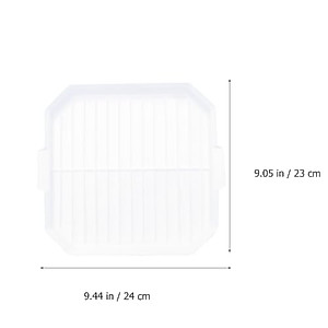 OKUMEYR 1 Set Potato Rack Omelette Machine Pancake Bacon Omelette Pan Egg Bacon Egg Cooker Microwave Omelet Pan Bacon Poached Egg Maker Bacon Grill Egg Machine Omelette Maker White