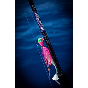 St. Croix Rods Mojo Salt Spinning Rod, Black Cherry Metallic, 7'6"