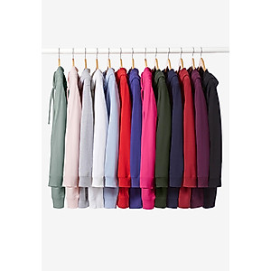 Ellos Women's Plus Size Long Zip Front Hoodie French Terry Long Oversized Lightweight Jacket - 3X, Black