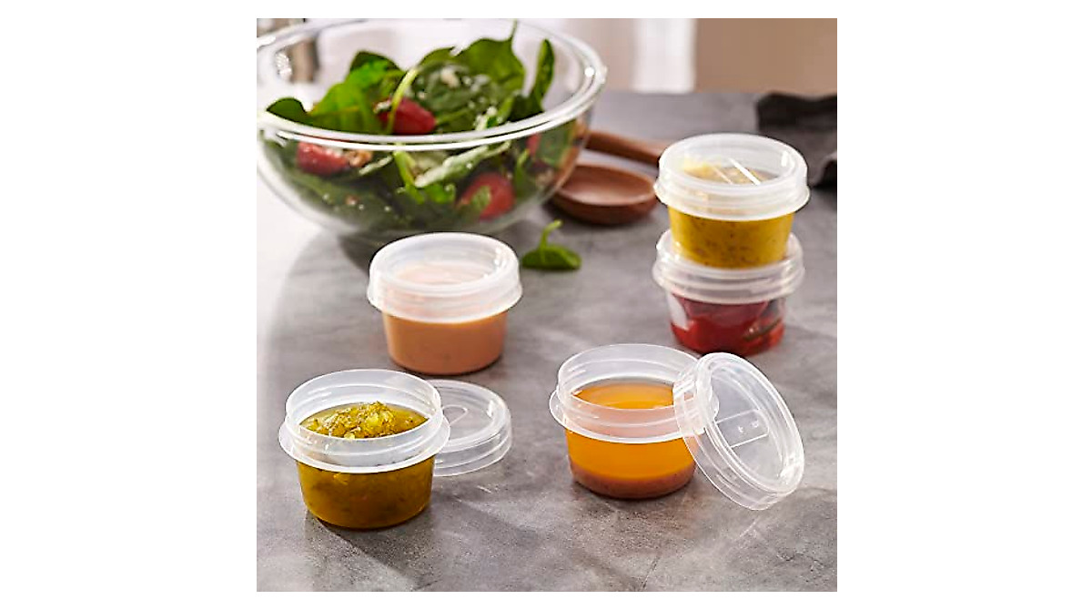 PLASTICPRO 6 Pack Food Storage Containers for Meal Prep & Freezing