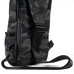 DIME BAGS Omerta Don Carbon Filter Sling Backpack | Crossbody Bag with Activated Carbon Lining (Camo)
