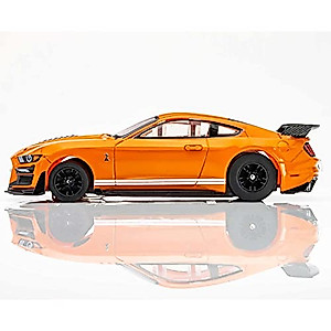 AFX/Racemasters 2021 Shelby GT500- Twister Orange/White AFX22069 HO Slot Racing Cars