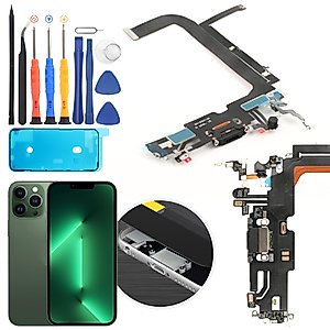 YWLRONG Dock Connector for iPhone 13 Pro Max Charging Port Flex Cable Replacement for iPhone 13 Pro Max USB Charger Dock Board Connector with Tools