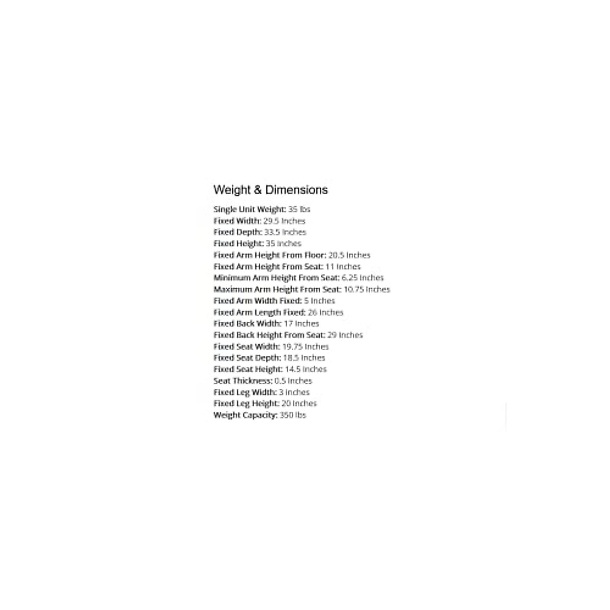 Flash Furniture Charlestown Poly Resin Adirondack Chair - Gray - All Weather - Indoor/Outdoor