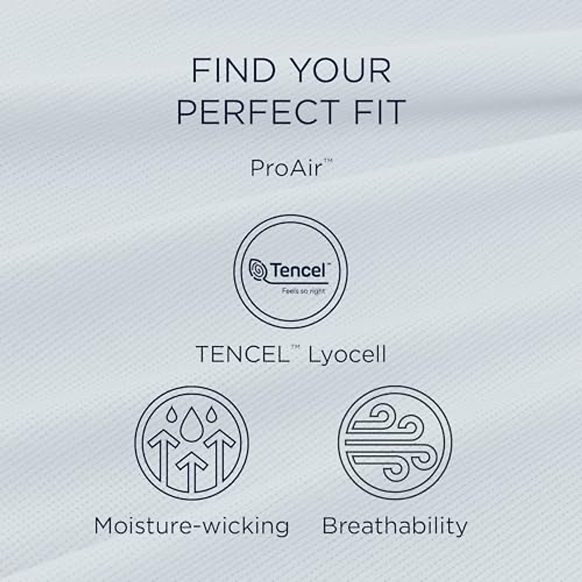 TEMPUR ProAir Sheet Set Cool Gray - Twin