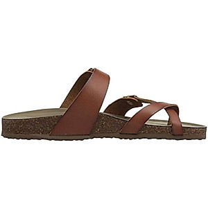 Madden Girl Women's Bryceee Toe Ring Sandal, Cognac Paris, 7