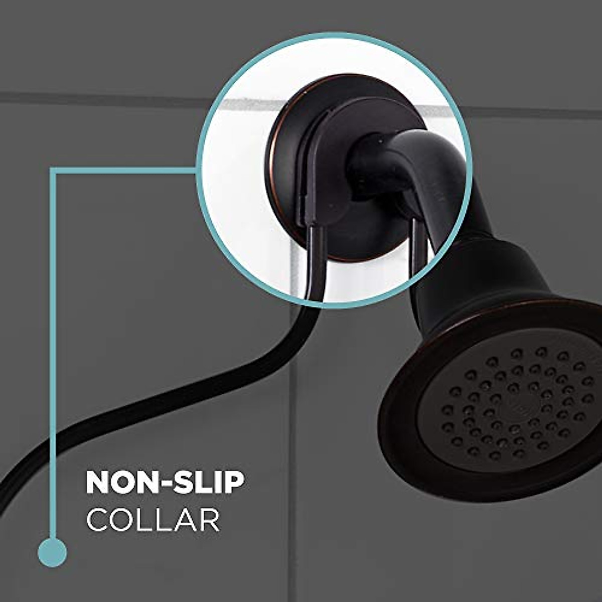 Zenna Home Extra Wide Hanging Over-the-Shower Caddy, Bronze