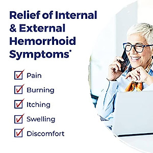 Boiron HemCalm Suppositories for Hemorrhoid Relief of Pain, Itching, Swelling or Discomfort - 10 Count (Pack of 2)