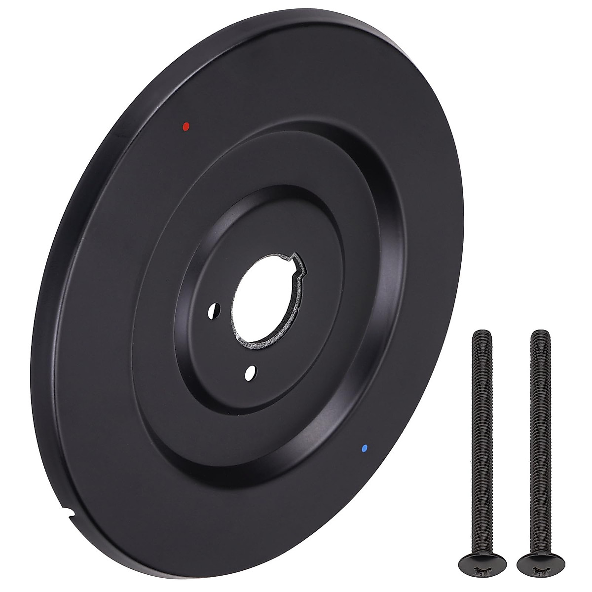 Chateau Collection Escutcheon Replacement for Moen 16090, for One-Handle Tub and Shower Faucets, Matte Black