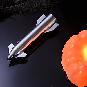 BiKiBao SpaceX Starship Rocket Model with Metallic Texturel - Launcher Tesla Toy Heavy Falcon 9 Dragon Creative Desktop Ornament, Aircraft Toy, Ideal Gift for Kids for Space NASA Lover