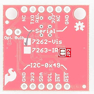 SparkFun Spectral Sensor Breakout - AS7262 Visible (Qwiic)-detects wavelengths in The Visible Range at 450, 500, 550, 570, 600 & 650nm of Light Each w/ 40nm of Full-Width Half-max Detection-2.7V-3.6V