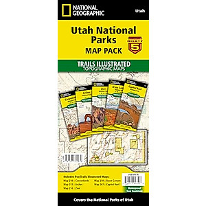 Utah National Parks [Map Pack Bundle] (National Geographic Trails Illustrated Map)