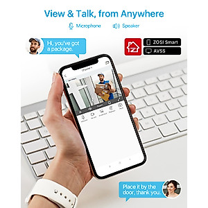 ZOSI 4K 16CH PoE Security Camera System, 16CH 4K NVR with 4TB HDD for 24/7 Recording, 14 X Wired 5MP (3K) PoE IP Cameras Outdoor Indoor, Spotlights, 2-Way Talk, Human Detection, Sound & Light Alarm