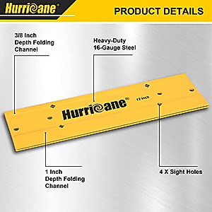 HURRICANE 12 Inch Folding Tool, Sheet Metal Bending Tool for HVAC, Bending and Forming Metal