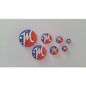 100 Buttons to Cover - Made in USA - Self Cover Buttons with flat backs - size 45 with Tool