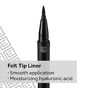 Eylure Line & Lash Kit, 2-in-1 Lash Black Glue Eyeliner and False Lashes, Faux Mink Wispy