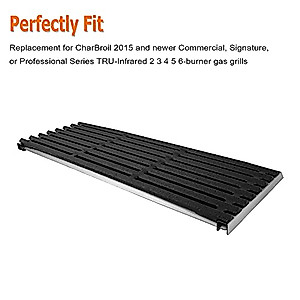MixRBBQ Grill Grate and Emitter Replacement Parts for Char-Broil Commercial, Signature, or Professional Series TRU-Infrared Gas Grills, 3 Pack