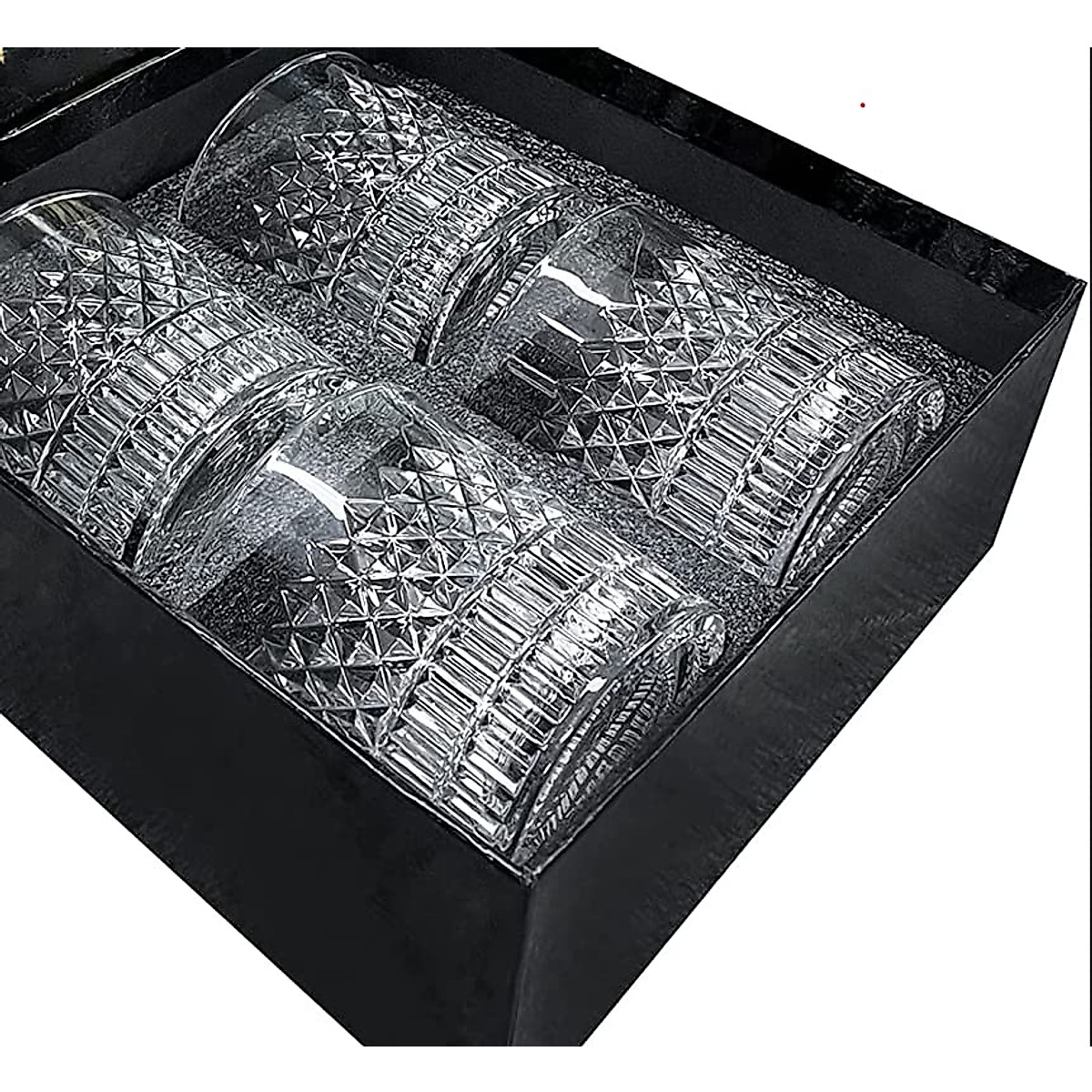 classic whisky Glasses Whiskey Glass for Scotch, Bourbon, Liquor and Cocktail Drinking Gift - Set of 4