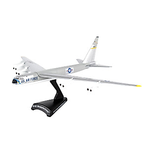 Daron Worldwide Trading Postage Stamp USAF B-52 Stratofortress 1/300 Silve Airplane Model