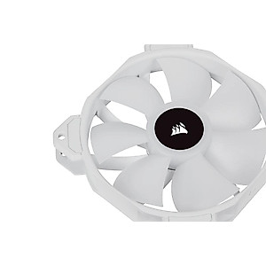 CORSAIR iCUE SP120 RGB ELITE Performance 120mm PWM Triple Fan Kit with iCUE Lighting Node CORE - White