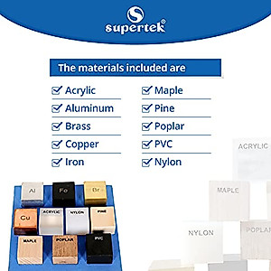 Ten Specimen Density Set (Ten Piece/Cube/Block)