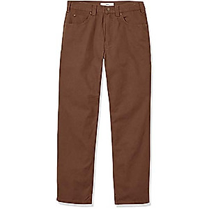 Amazon Essentials Men's Carpenter Pants with Tool Pockets, Brown, 31W x 30L