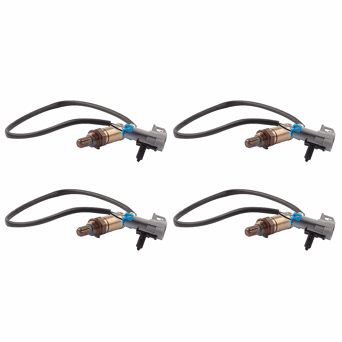Dasbecan Oxygen Sensor Compatible with 2002-2005 Chevy Avalanche Silverado Suburban 1500 Tahoe GMC Sierra Yukon 1500 Escalade (Only Fit 5.3L) Replace# 250-24470 (4PCS)