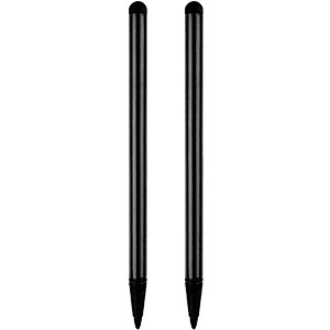 2pcs Black Stylus Pens for Touch Screens, Stylus Pen Universal Touch Screen Pens All capacitive Touch Screen Devices Capacitive Stylus Compatible for iPad, Samsung Galaxy, Touch Screen Smartphones,