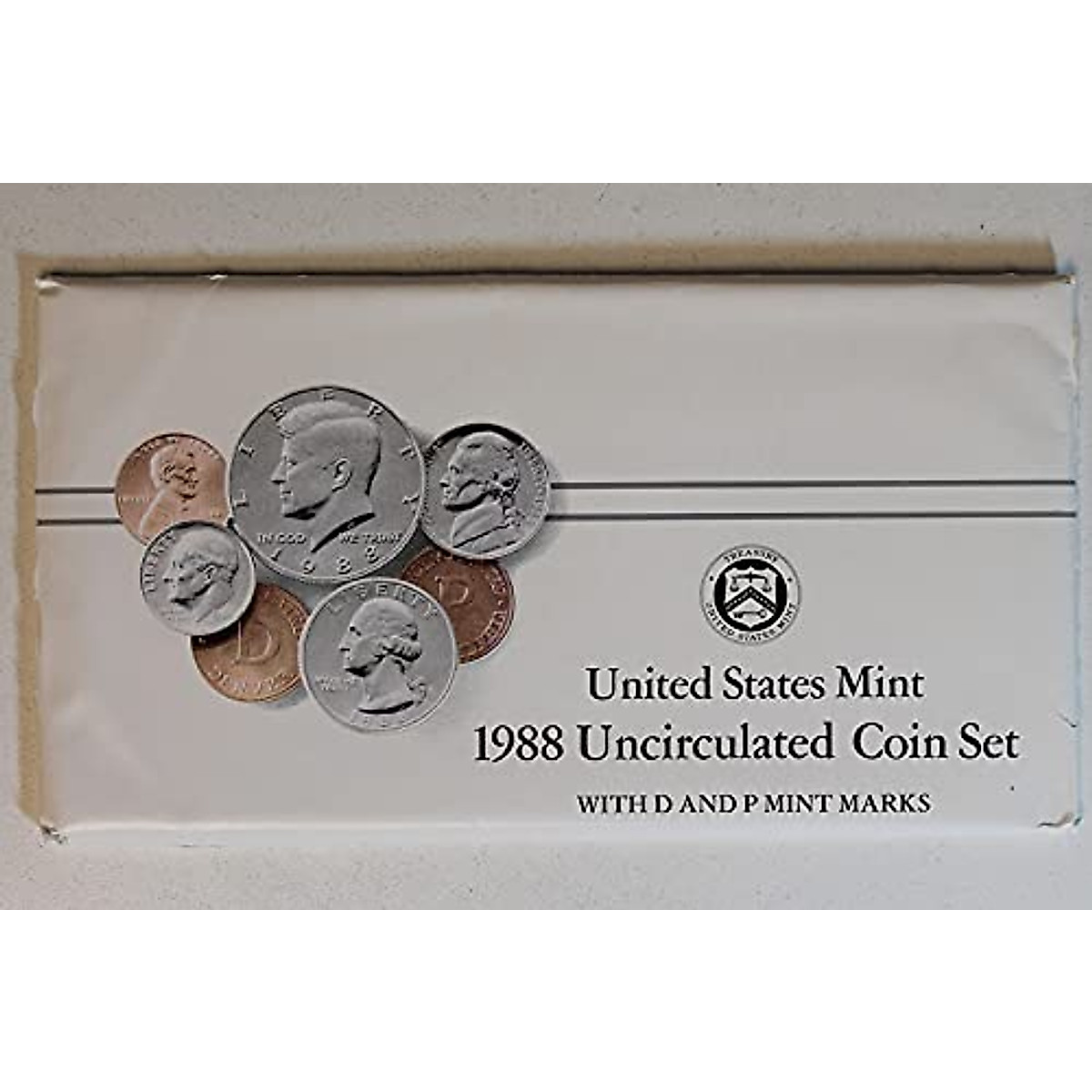 1988 United States Mint Uncirculated Coin Set (U88) in Original Government Packaging