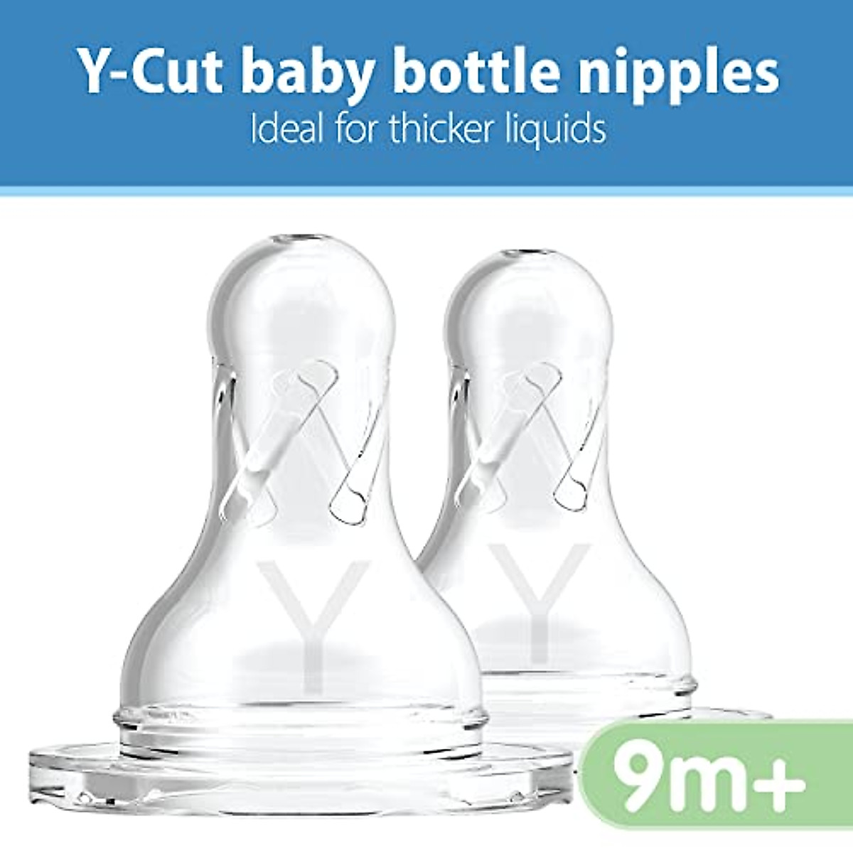 DR BROWN Y Cut Teats 2 Count Wide Neck