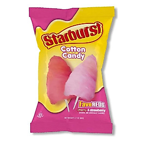 Starburst Cotton Candy - Cherry and Strawberry FaveReds 3.1oz Bag