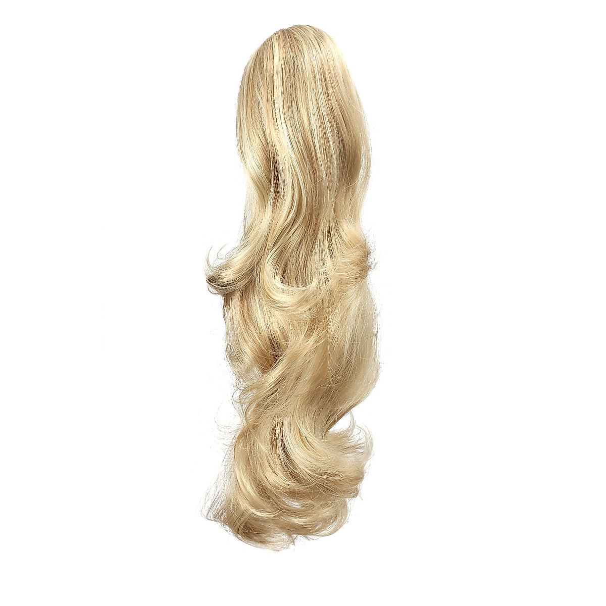 OneDor 20" Curly Synthetic Clip In Claw Drawstring Ponytail Hair Extension Synthetic Hairpiece 190g with a jaw/claw clip (R1488H)