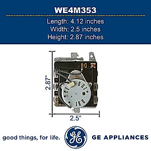 GE WE4M353 Genuine OEM Dryer Timer for GE Dryers