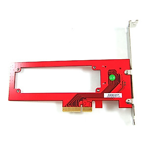 Ableconn PEXE1S159 PCIe 4.0 x4 Host Adapter for EDSFF E1.S NVMe SSD - NVMe E1.S SSD PCIe Carrier Adapter