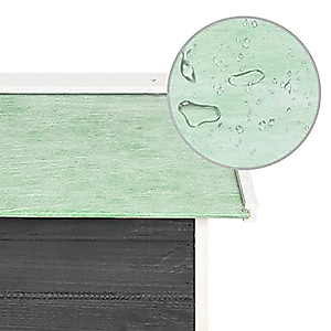 Matalde Robot Mower Garage, Outdoor Portable Storage Shed for Patio, Yard, Outdoor Robot Mower Garden Shelter Outdoor Storage Shed for Lawn Mower, Gray