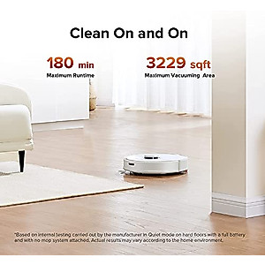 roborock Q7 Max Robot Vacuum and Mop Cleaner, 4200Pa Strong Suction, Lidar Navigation, Multi-Level Mapping, No-Go&No-Mop Zones, 180mins Runtime, Works with Alexa, Perfect for Pet Hair(White)
