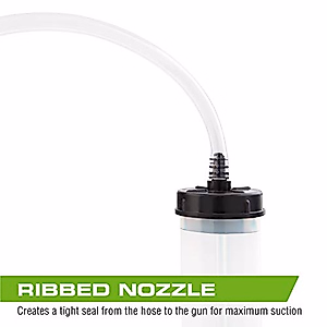 ARCAN PROFESSIONAL TOOLS Suction Gun Transparent Body and Ribbed Nozzle, 16 OZ Chamber Capacity (ASTSG)