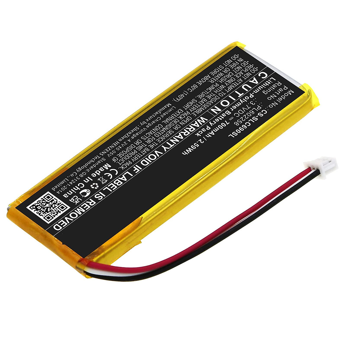 Henhaoro Game Console Battery for SteelSeries Nimbus+ Controller 69070 9076SW 69089 P/N: PL602258