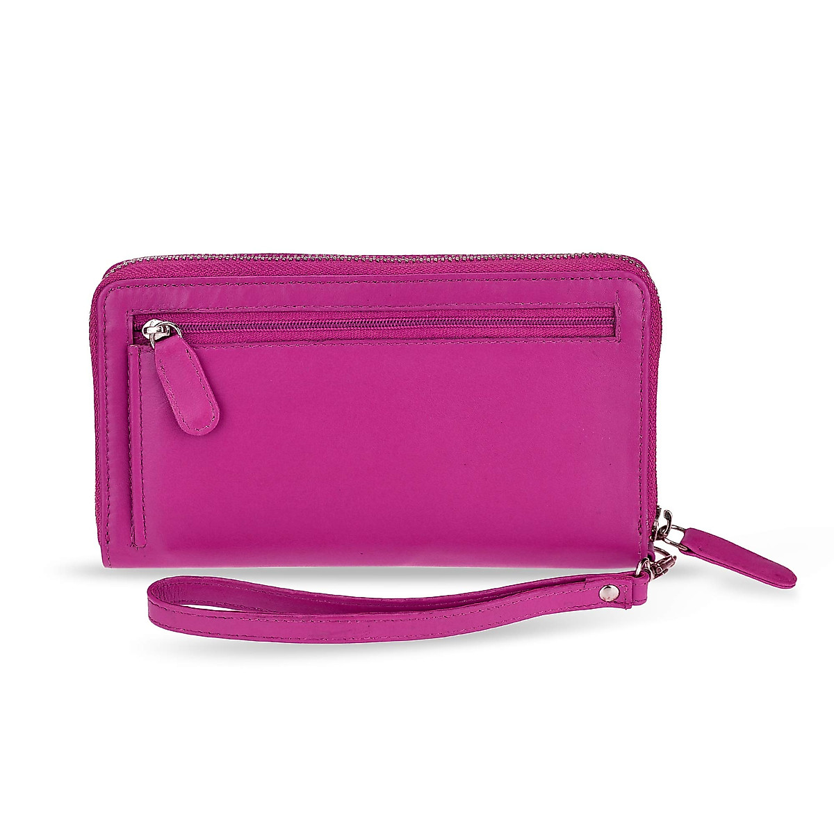 Pavia Soft Leather Ladies Wallet Purse RFID (Fuchsia)