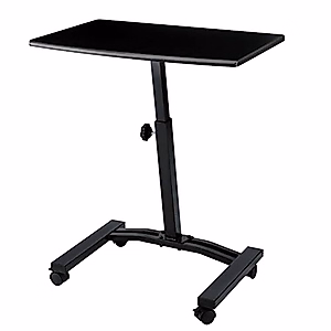 JTSQ Mobile Laptop Computer Desk CART Height-Adjustable Home Office Office Furniture Standing Desk Computer Desk Stand up Desk Gaming Desk Standing Desk Office Desk Office Desk Accessories