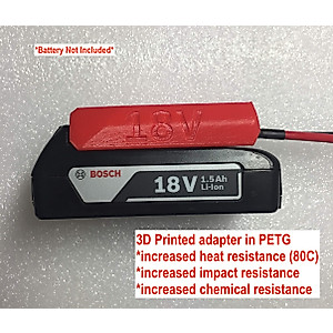 H Battery Adapter for Bosch 18v Dock Power Connector 18 volt12 Gauge Robotics