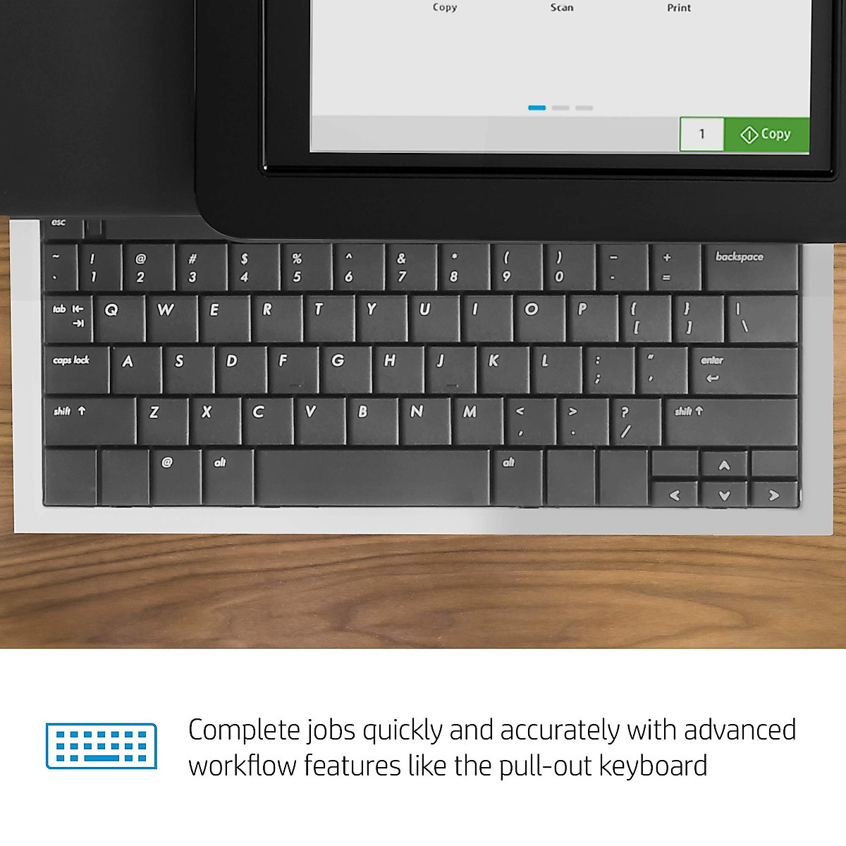 HP LaserJet Enterprise Flow MFP M634h Monochrome All-in-One Printer with built-in Ethernet & 2-sided printing (7PS95A)